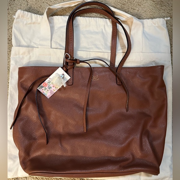 Johnny Was | Bags | Johnny Was Leather Tote Leather Tippi Tote Bag ...
